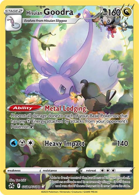 Goodra De Hisui 2170 Hisuian Goodra Pokémon Myp Cards