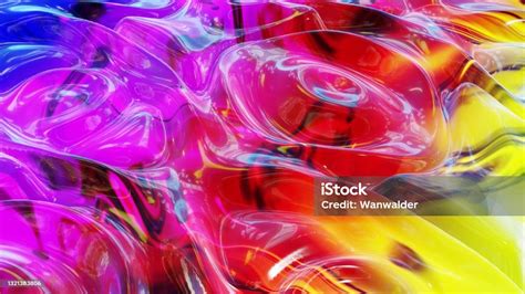 파도와 같은 액체 패턴 아름다운 그라데이션 색상과 화려한 액체 대리석처럼 물결 모양표면의 3d 세련된 추상적 멀티 컬러 Bg 트렌디 한 다채로운 유체 3d 렌더 0명에 대한