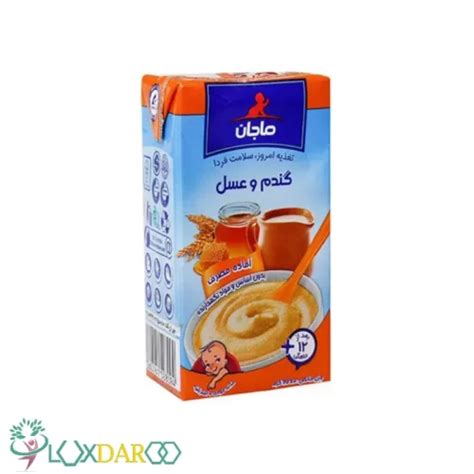 غذای کودک ماجان گندم و عسل با شیر از 12 ماهگی به بعد داروخانه