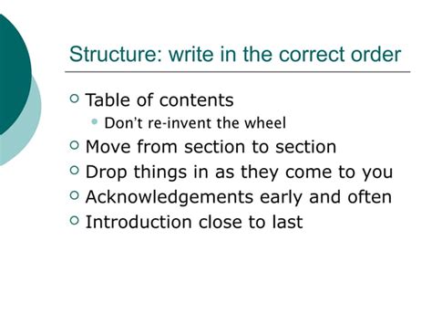 Writing The Dissertation PPT