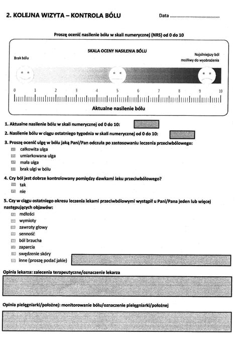 Medycyna bólu Polskie Towarzystwo Badania Bólu Projekt