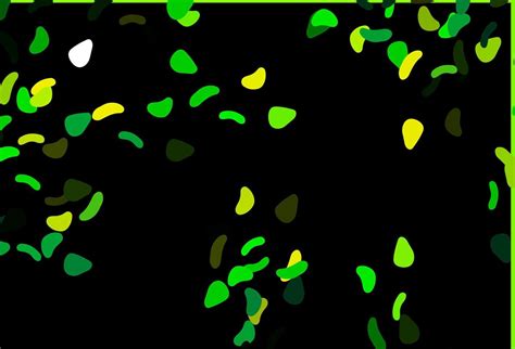 Light Green Yellow Vector Texture With Random Forms 10888063 Vector Art At Vecteezy