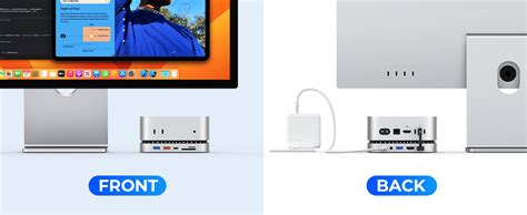 Mac Mini M4 M4 Pro Dock 2024 Aluminum Stand With Hdmi
