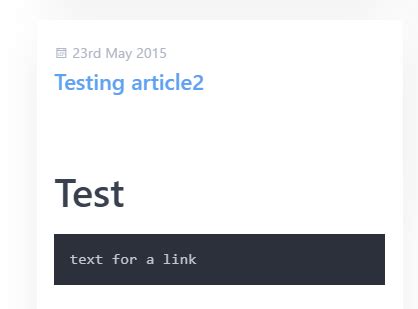 Wrong Markdown Rendering For Html Code Blocks In Blog List Page Issue