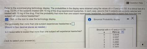 Solved Question Help Refer To The Accompanying Technology Chegg
