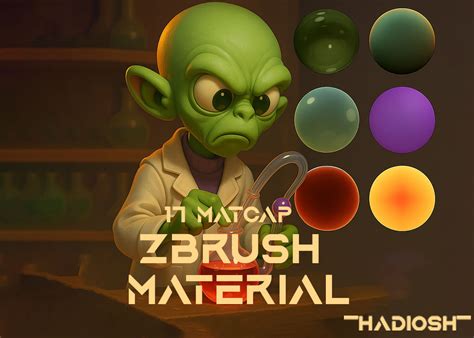 Zbrush 17 Matcap Material Pack Stylized Rendering Essentials Hadiosh