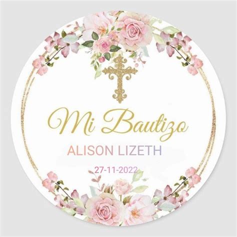 Mi Bautizo Stickers 20 Stickers Etsy Artofit