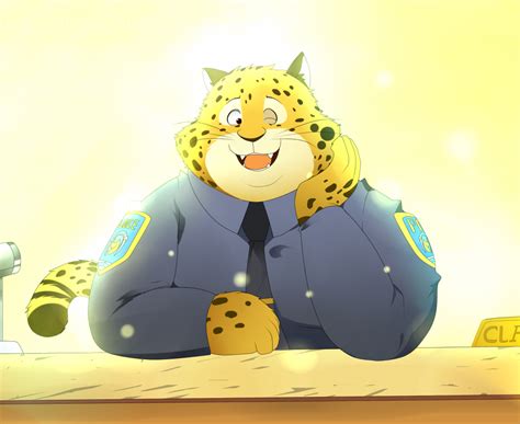 The Big Imageboard Tbib Anthro Arm Support Benjamin Clawhauser