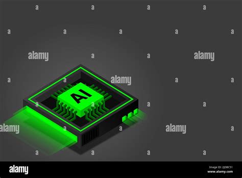 Artificial Intelligence Ai Web Banner Isometric Cloud Computing