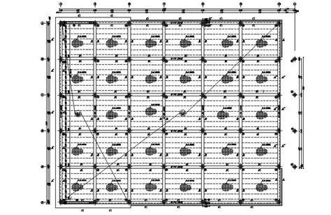 Detailed Design Of Foundation Formwork Plan In Autocad 2d Drawing Cad