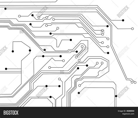 Scheme Electronic Vector Stock Vector Stock Photos Bigstock