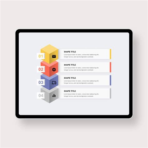 Cube Numbering List Powerpoint Templates Simple Powerpoint Templates
