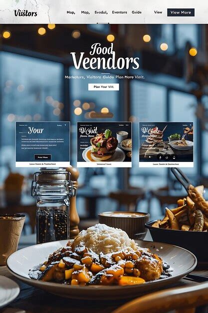 card layout web with shimmering water effect organized websi autumn