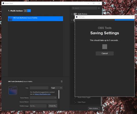 Websocket Requiring Multiple Authentications For Obs Tools Bar Raider In Stream Deck Issue