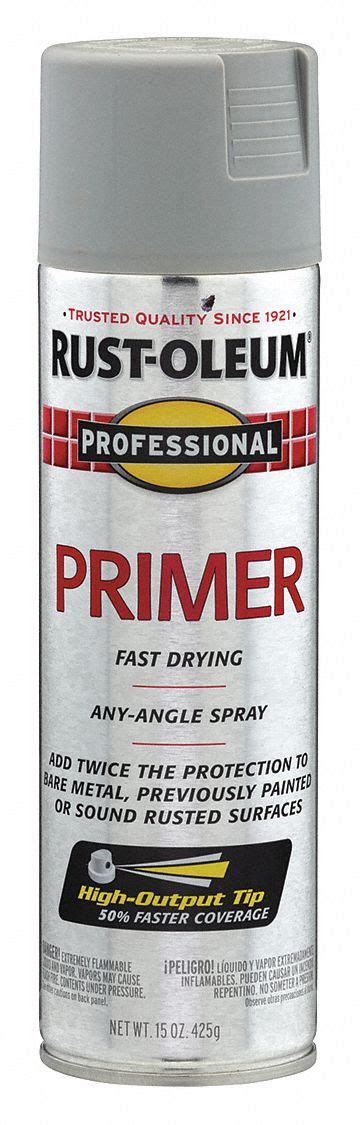 RUST OLEUM Exterior Interior Gen Purpose Spray Primer Primer Spray T Grainger