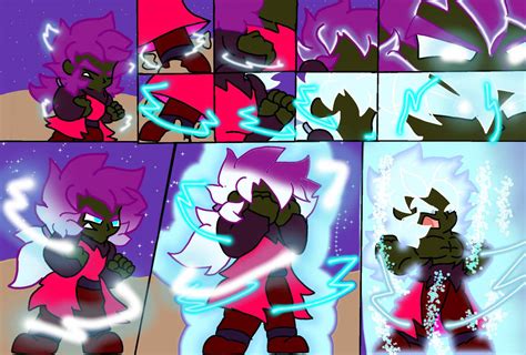 Nuel Transforming To Ssjw By Xxlordnuelxx On Deviantart