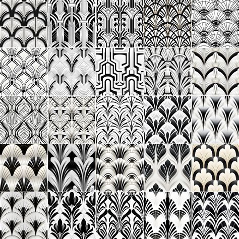 Artstation 80 Procreate Art Deco Patterns Geometric Procreate Texture Seamless Brushes