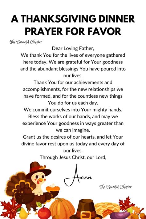 10 Best Thanksgiving Dinner Prayers The Graceful Chapter