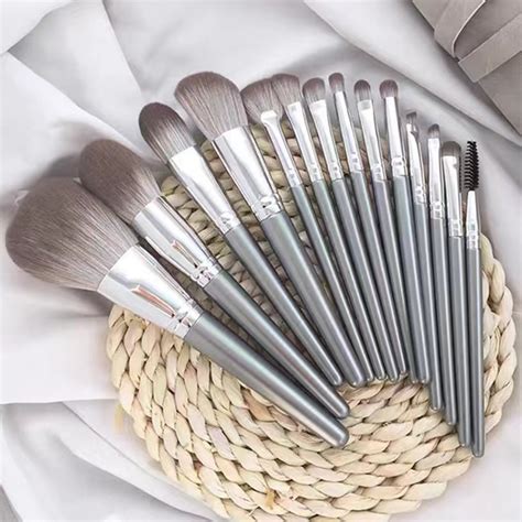 Bộ Cọ Trang điểm 14 Món Cọ Trang điểm Nội địa Trung Cọ Trang điểm Màu