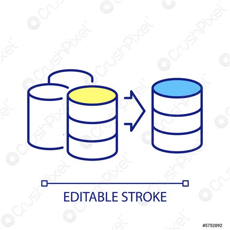 Replace Database Rgb Color Icon Stock Vector 5752892 Crushpixel