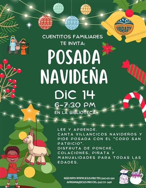 Posada Navideña Oregon Pero En Español