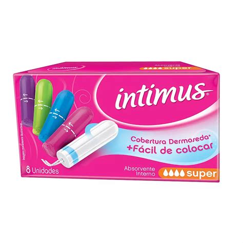 Absorvente Interno Intimus Super 8 Unidades