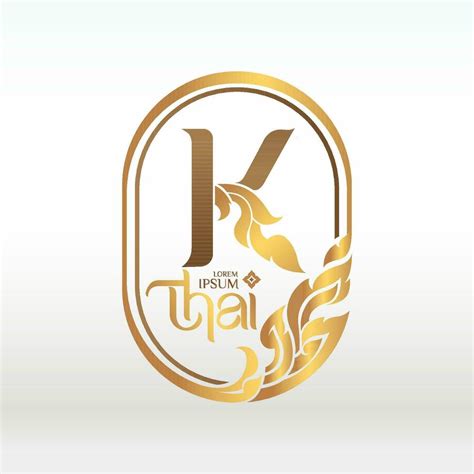 Logotype Design Thai Art Style 25350617 Vector Art At Vecteezy