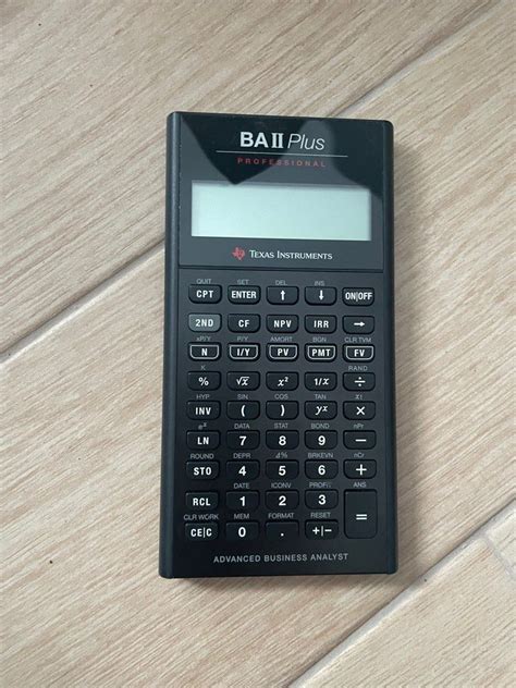 Ba Ii Plus Financial Calculator Mobile Phones And Gadgets Other Gadgets On Carousell