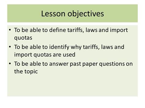Lesson Objectives