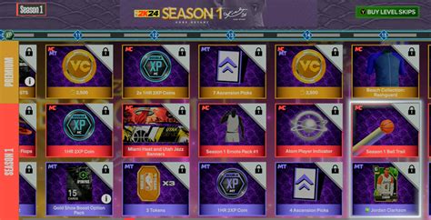 Nba 2k24 Season 1 Rewards And Level 40 Rewards Mycareer Myteam Nba 2kw