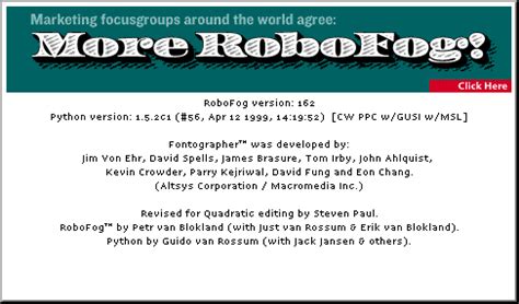 Robofont The Pre History Of Robofont