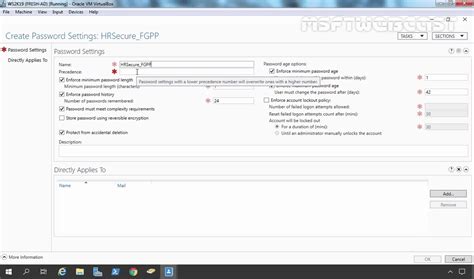 How To Configure Fine Grained Password Policies On Server