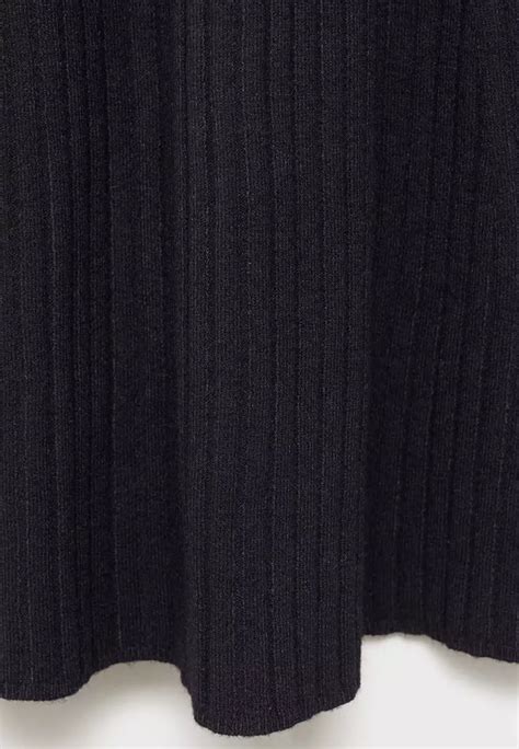 Buy Mango Flared Knit Dress With Perkins Collar 2025 Online Zalora
