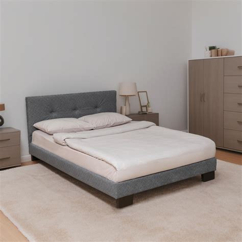 Pat Tapitat Kring Huko Dimensiune Saltea 140x200 Suport Saltea Inclus