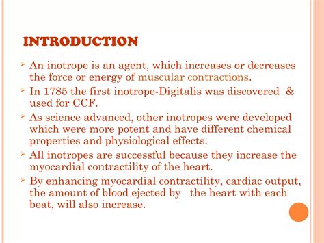 Inotropes Ppt