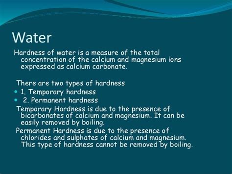Determination Of Hardness Of Water
