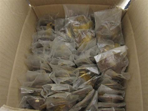 Pair Of Vintage Round Brass Flush Ring Pull Cabinet Handles