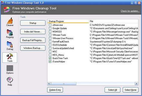 Free Windows Cleanup Tool Windows ダウンロード