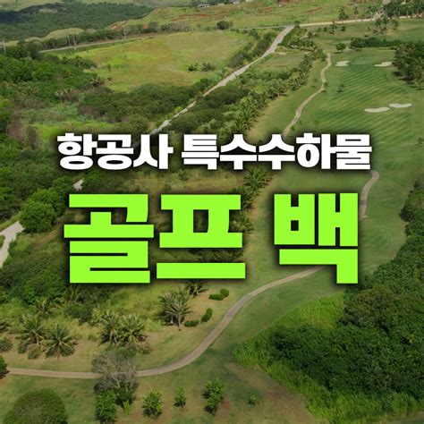 괌 골프 여행 골프백 안전하게 가져가는 방법 및 항공사별 위탁 특수 수하물 규정