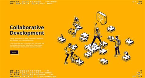 Programming Coding Development Isometric Flowchart With Daily Meeting