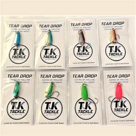 Tear Drop Single Packs Tk Tackle