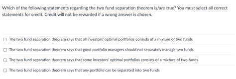 solved which of the following statements regarding the two