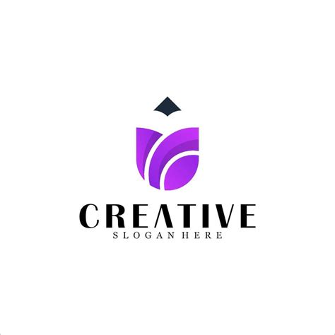 Abstract Pencil Logo Design 53782153 Vector Art At Vecteezy