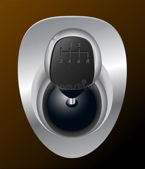 Six Speed Gear Vector Illustration Stock Illustrations 31 Six Speed