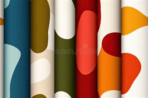 vibrant abstract geometric patterns with bold shapes and sharp lines on a neutral canvas stock