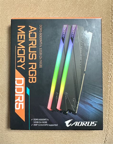 Aorus Ddr5 6000mts 32gb Computers And Tech Parts And Accessories