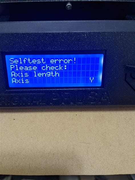 Y Axis Error Hardware Firmware And Software Help Prusa3d Forum