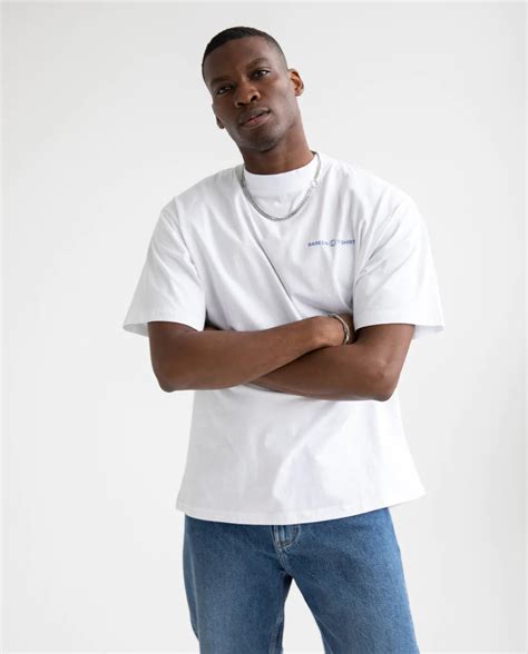 Bareen Back Print T Shirt In White Garmisland