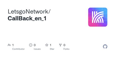 Callbacken1readmemd At Main · Letsgonetworkcallbacken1 · Github