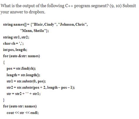 Solved What Is The Output Of The Following C Program Chegg Com